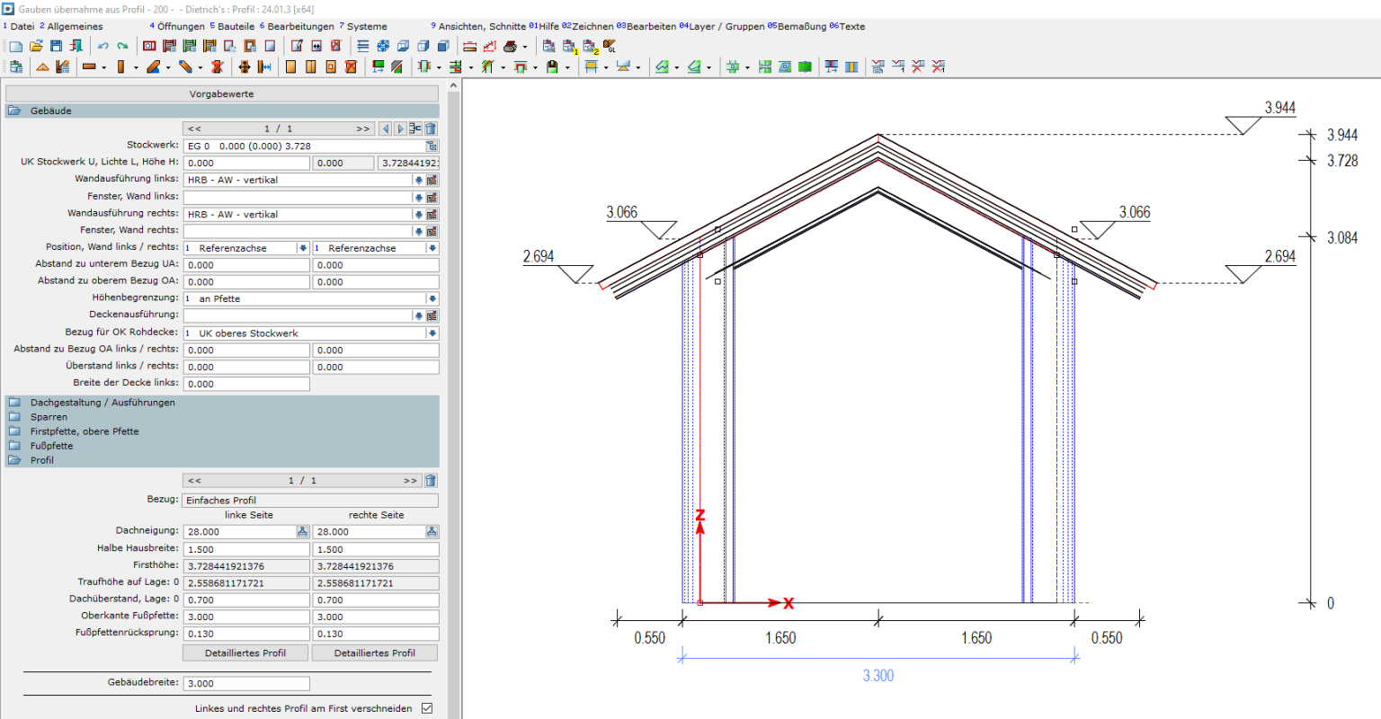 Gauben im Profil konstruieren – Support-Blog und Wissensdatenbank